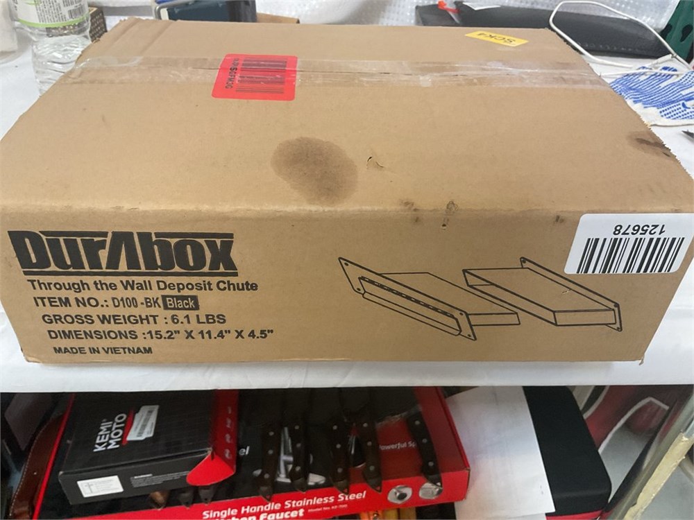702 Auctions - Durabox Through The Wall Drop Chute – Adjustable Two ...